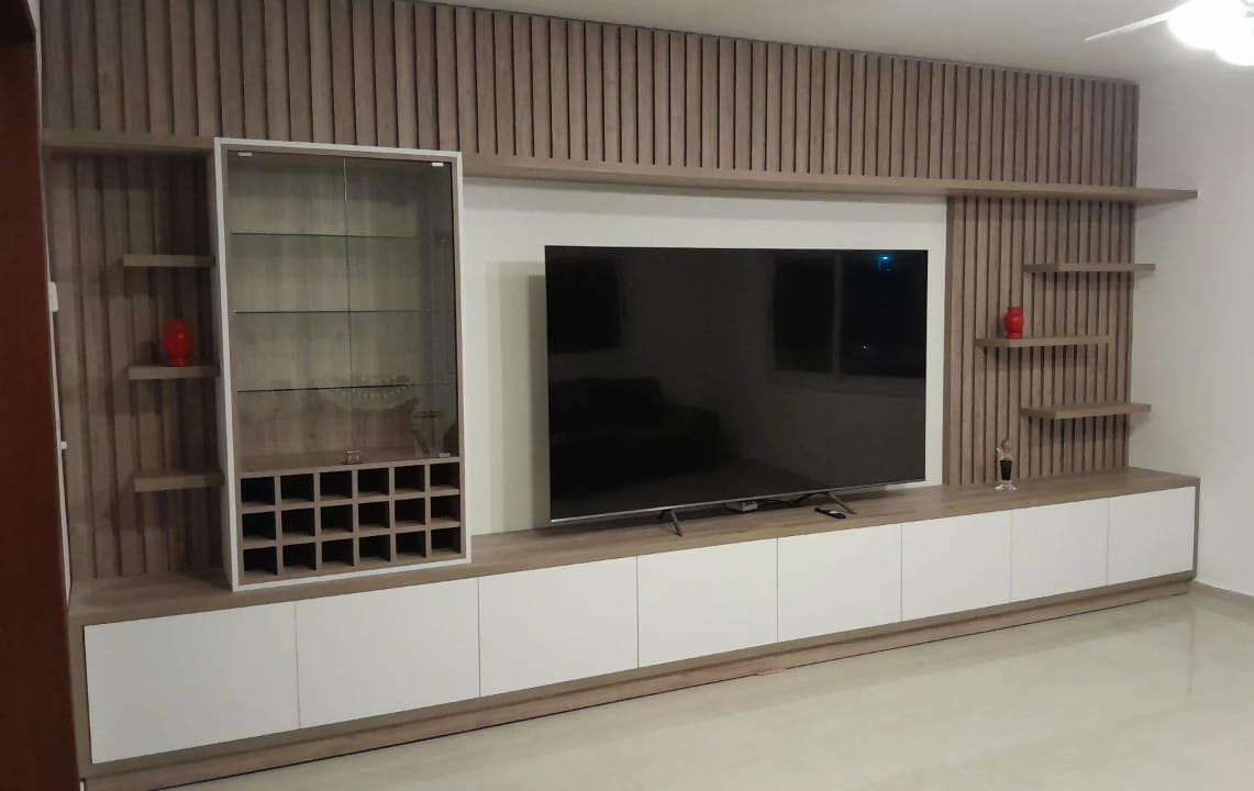 Obra RACK TV – Alucom Aberturas